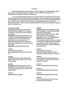 Prenatal Patient Brochure Revised 2 | Sparks & Favor PC